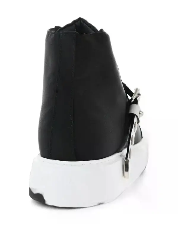 Prada Studded High-top Sneakers