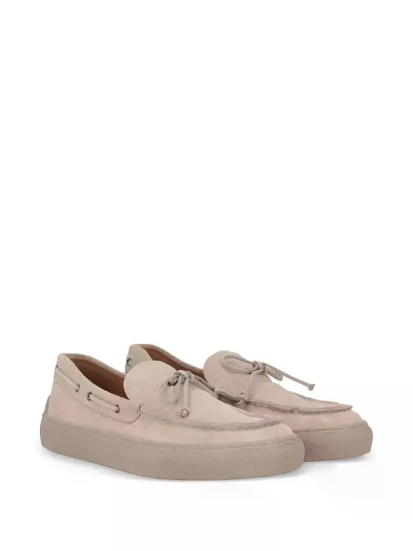 TOD'S Gommino-detail Lace-up Loafers