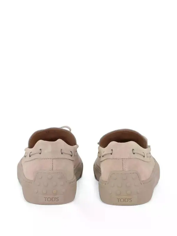 TOD'S Gommino-detail Lace-up Loafers