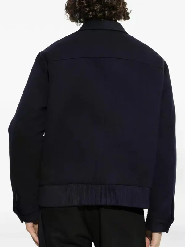 Kiton Zip-up Wool Jacket