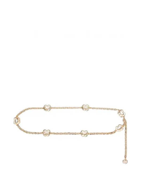 Maje Chain Belt With Logo Details