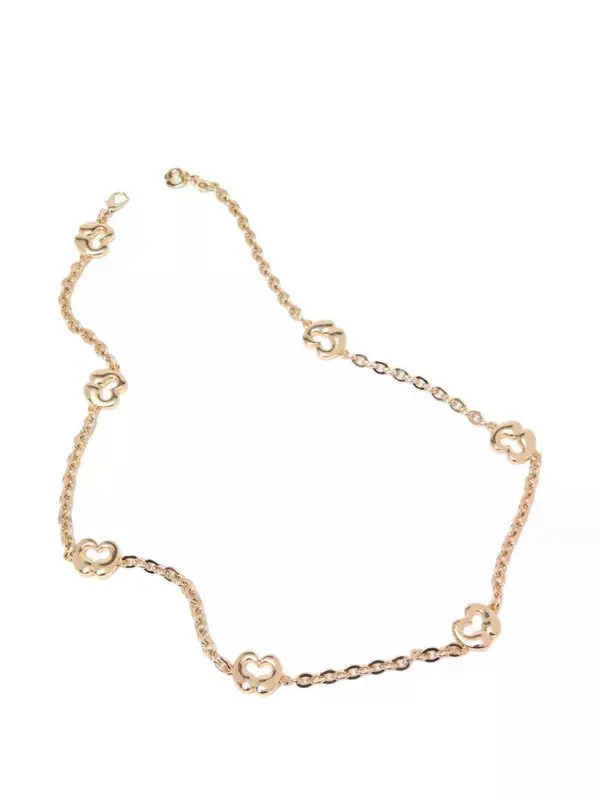 Maje Chain Belt With Logo Details - Gold