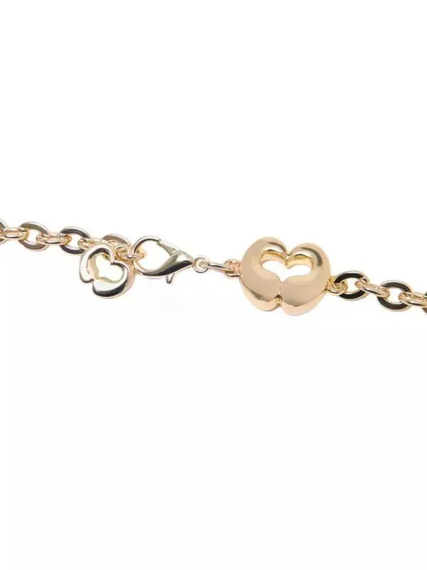 Maje Chain Belt With Logo Details - Gold