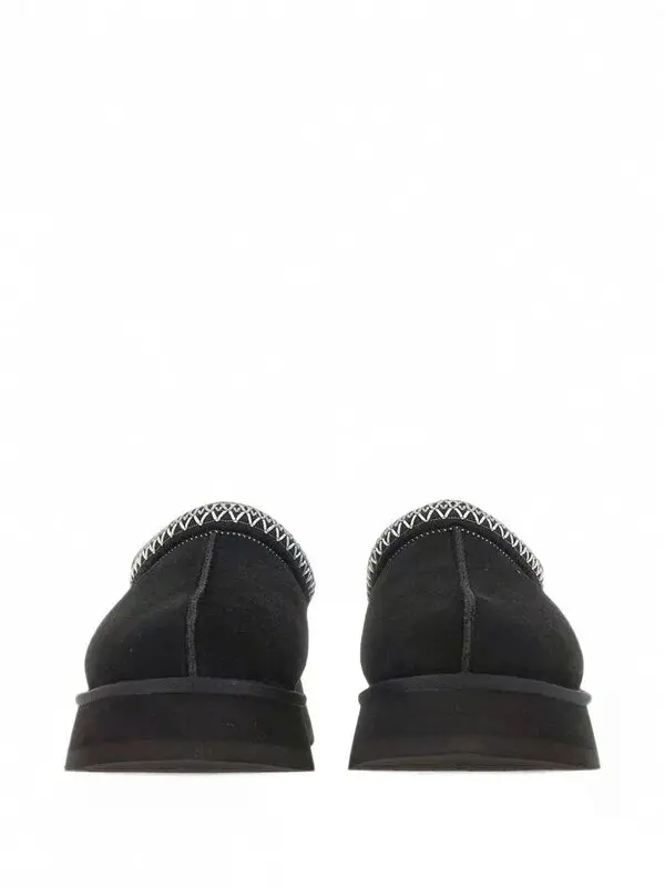 UGG Tazz Ii Embroidered Suede Slippers - Black