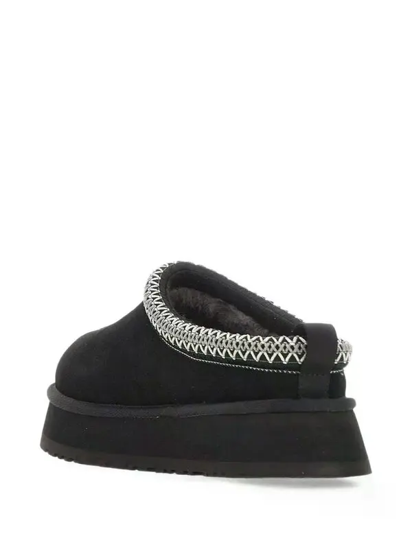 UGG Tazz Ii Embroidered Suede Slippers - Black