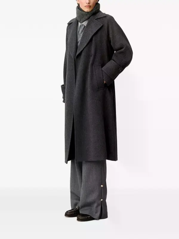 Claudie Pierlot Mid-length Wool-blend Coat - Grey