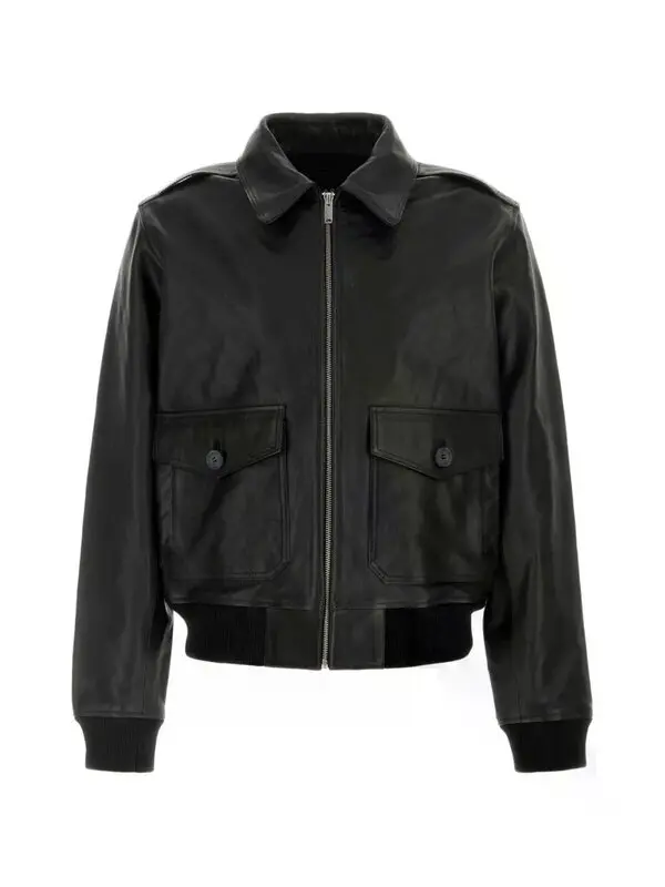 A.p.c. Gael Leather Jacket - Black