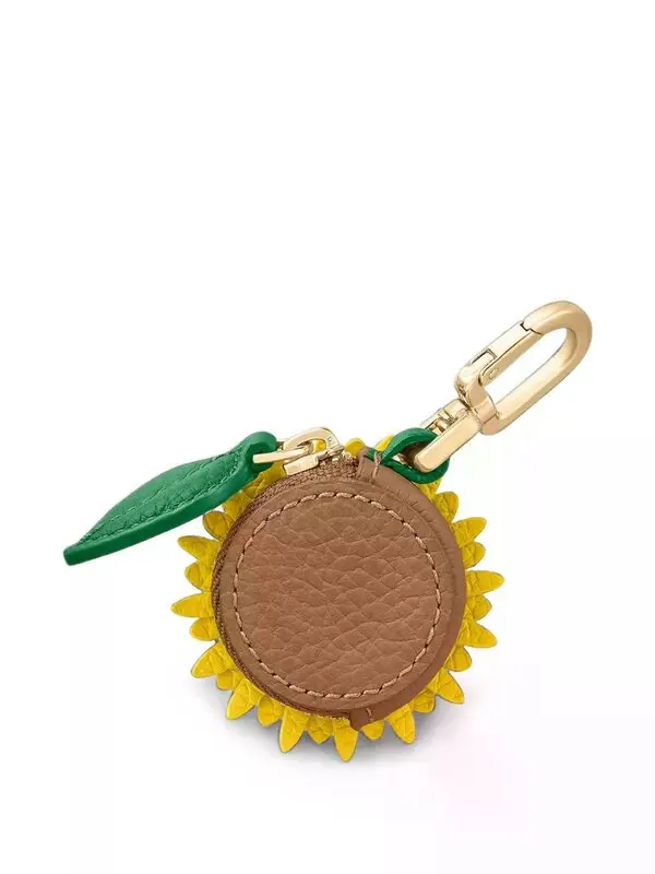 MAISON DE SABRE Bloom Sunflower-shape Leather Charm