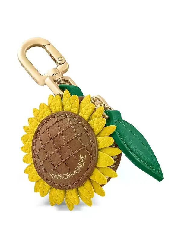 MAISON DE SABRE Sunflower-shape Leather Charm