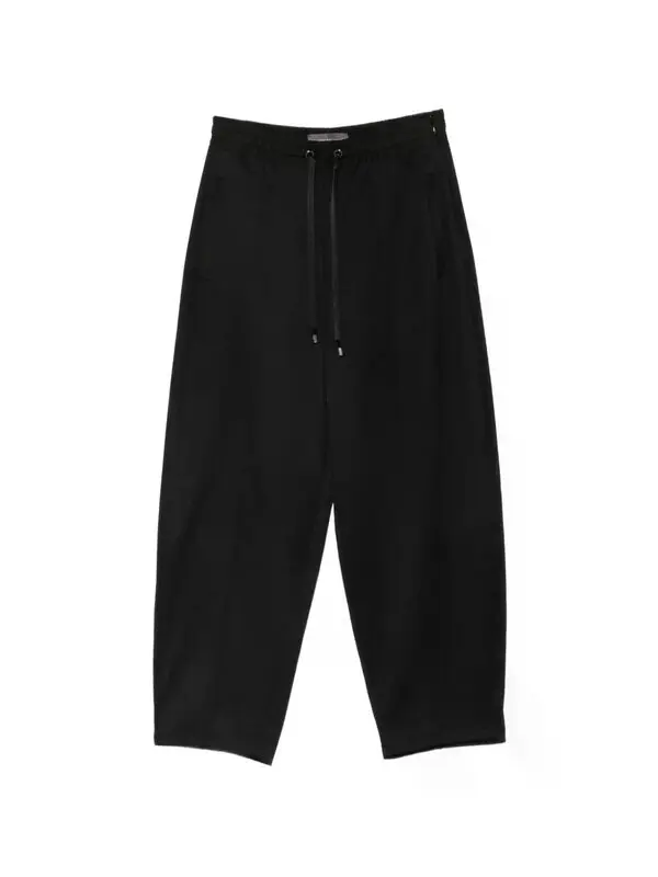 Lorena Antoniazzi Drawstring Track Pants - Black