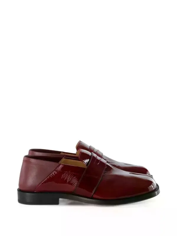 MAISON MARGIELA Level Cut-out Loafers - Red