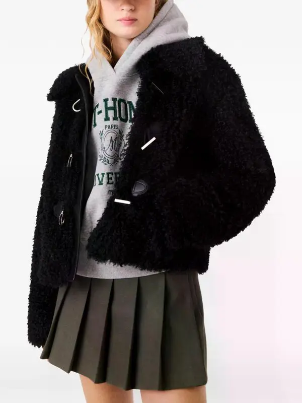Maje Curly Faux Fur Jacket
