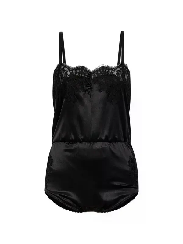 Dolce & Gabbana Lace-trim Bodysuit
