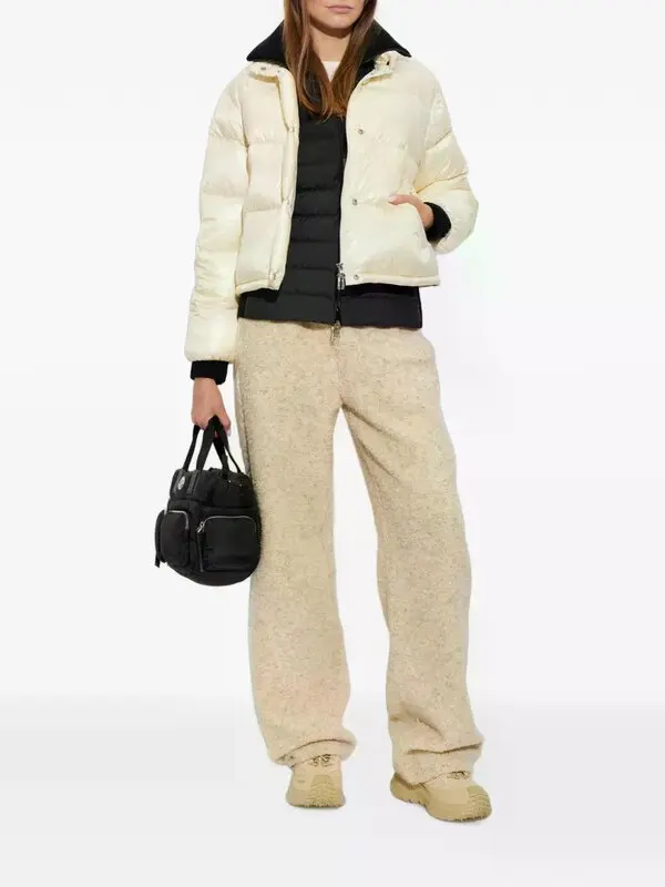 Moncler Bouclé-knit Wide-leg Trousers