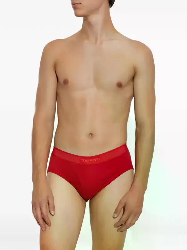 TOM FORD Logo-waistband Briefs