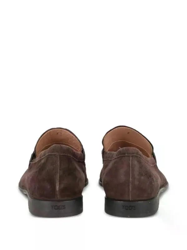 TOD'S Suede Penny Loafers