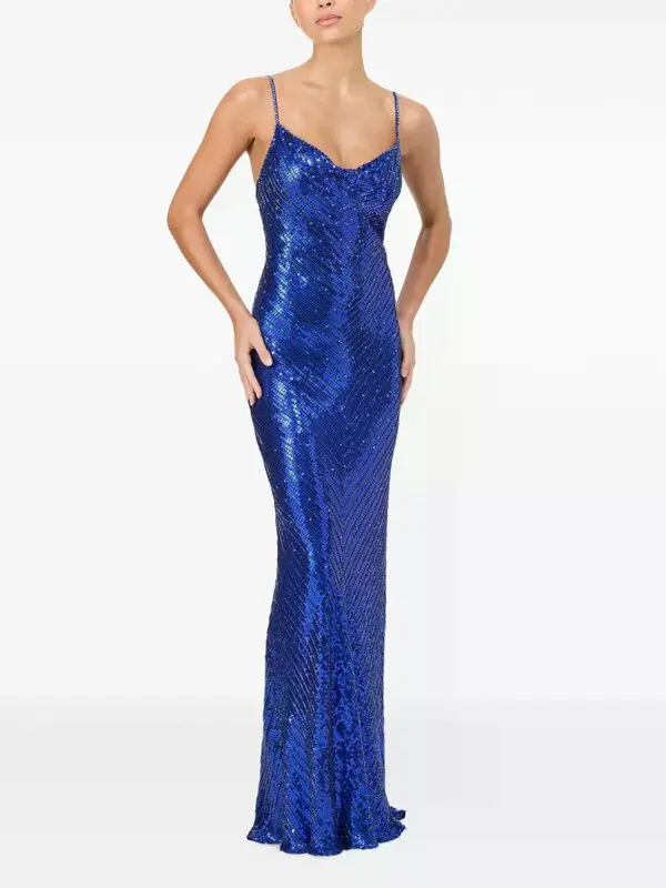 Jenny Packham Ariel Maxi Dress - Blue