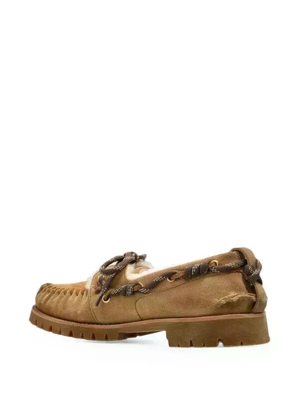 GOLDEN GOOSE Cruise Fur-lined Boat Shoes
