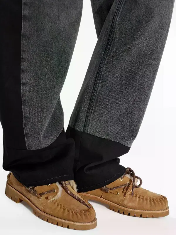 GOLDEN GOOSE Cruise Fur-lined Boat Shoes