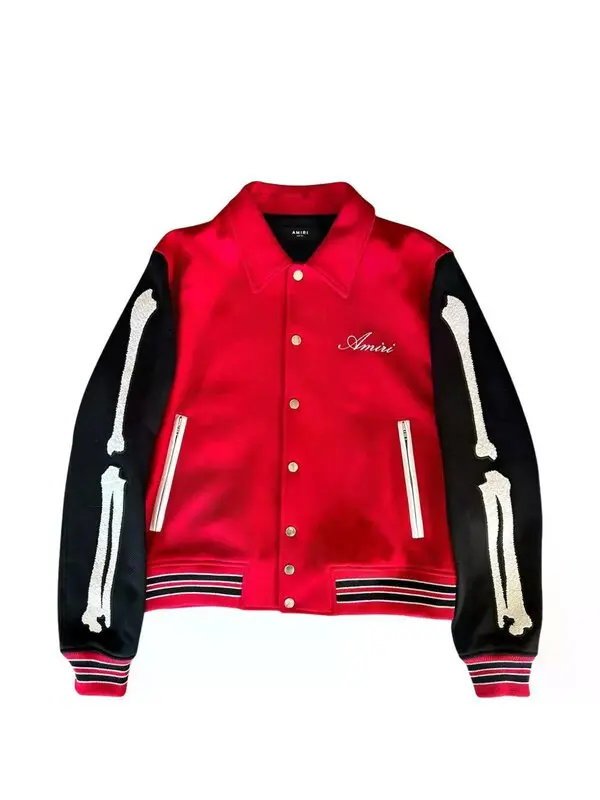 Amiri Chicago Bones Varsity Jacket