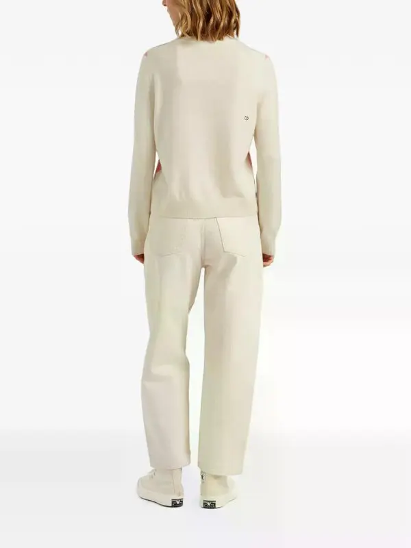 Chinti & Parker Argyle-knit Sweater