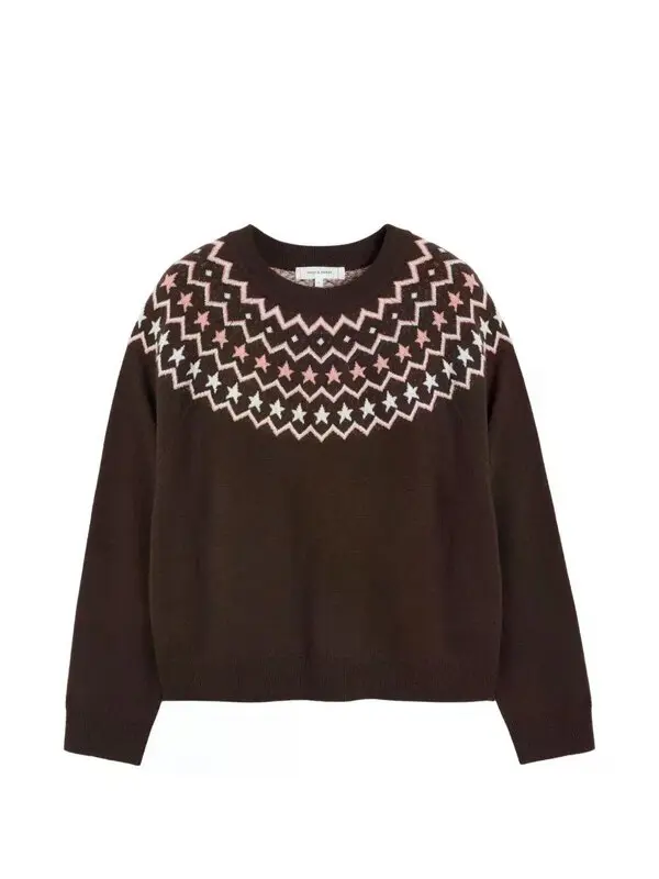 Chinti & Parker Fair Isle Star-motif Sweater