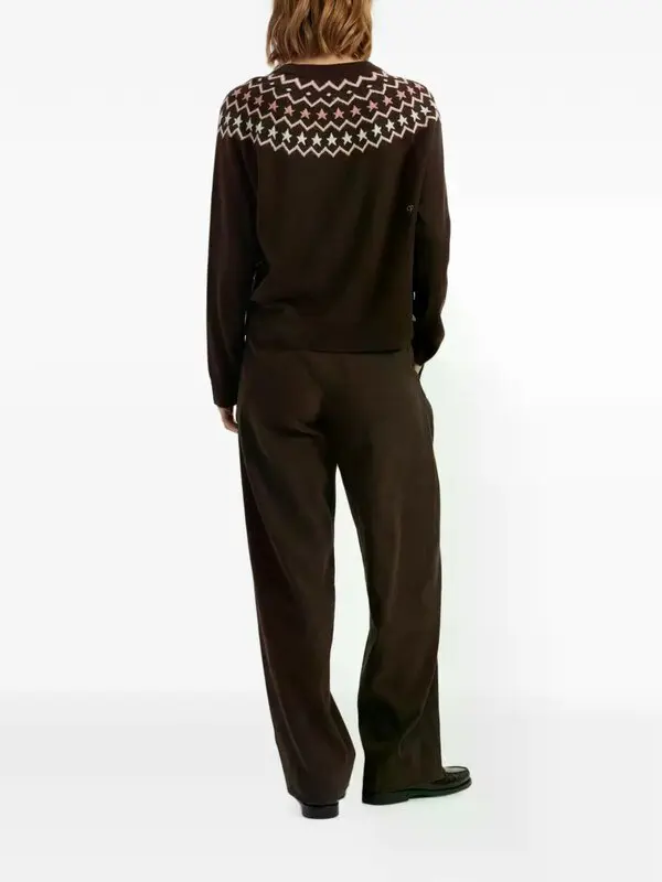 Chinti & Parker Fair Isle Star-motif Sweater