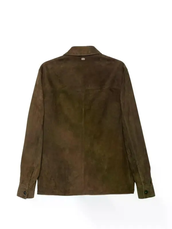 Agnona Suede Panelled Jacket