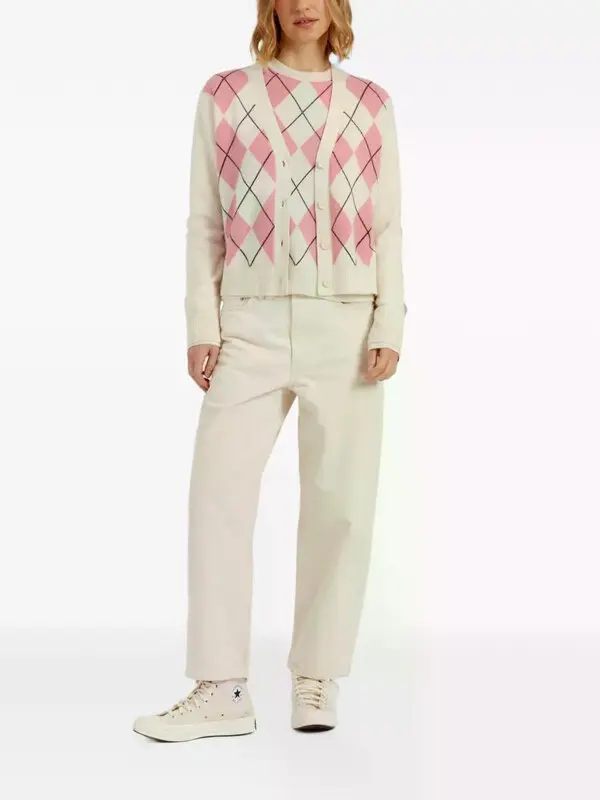 Chinti & Parker Argyle-intarsia Cardigan