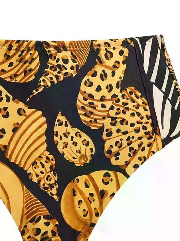 Farm Rio Tropical-print Bikini Bottoms