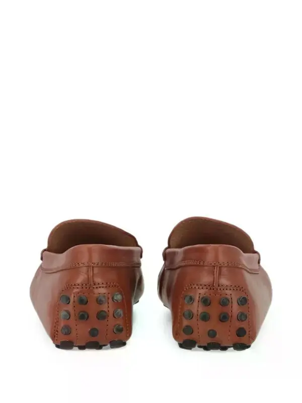 TOD'S Gommino T Timeless Leather Loafers