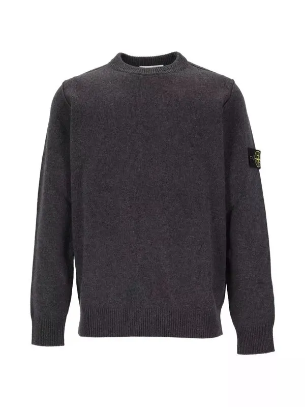 Stone Island Logo-patch Wool Sweater