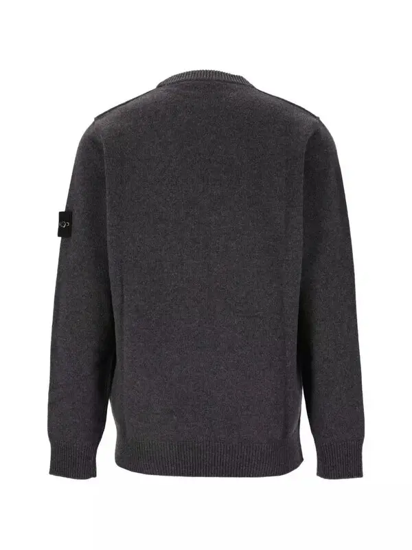 Stone Island Logo-patch Wool Sweater
