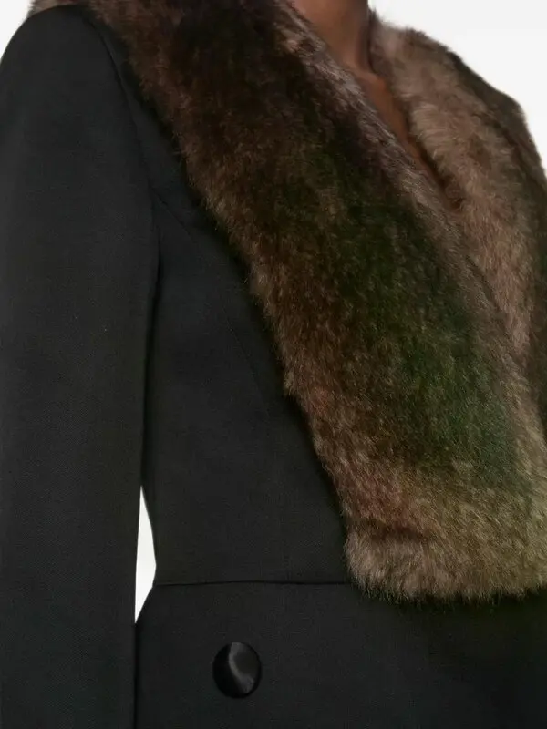 Valentino Garavani Faux-fur Collar Coat