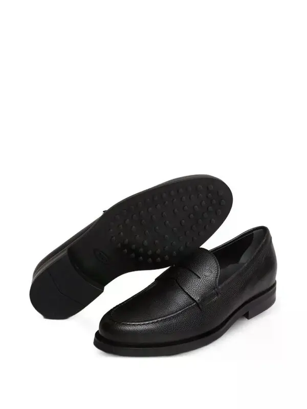 TOD'S Gommino Pebbled-leather Loafers