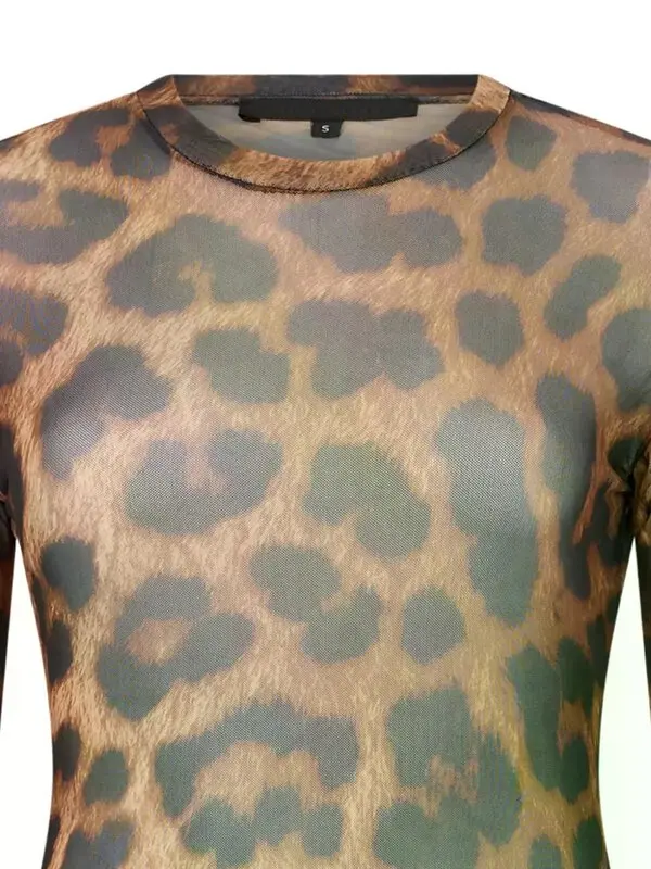 Philipp Plein Leopard-print Midi Dress