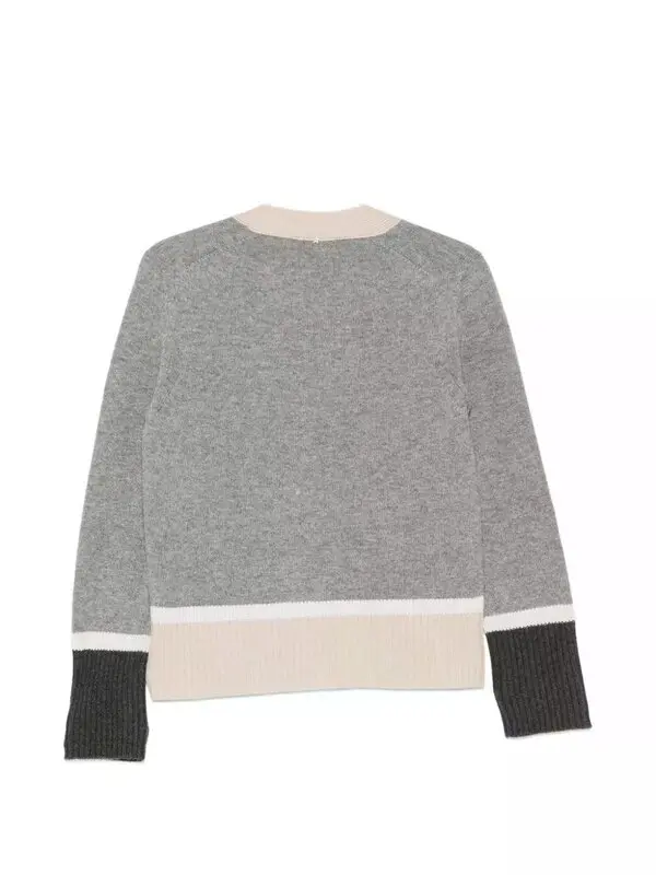 Lorena Antoniazzi Colour-block Button-up Cardigan