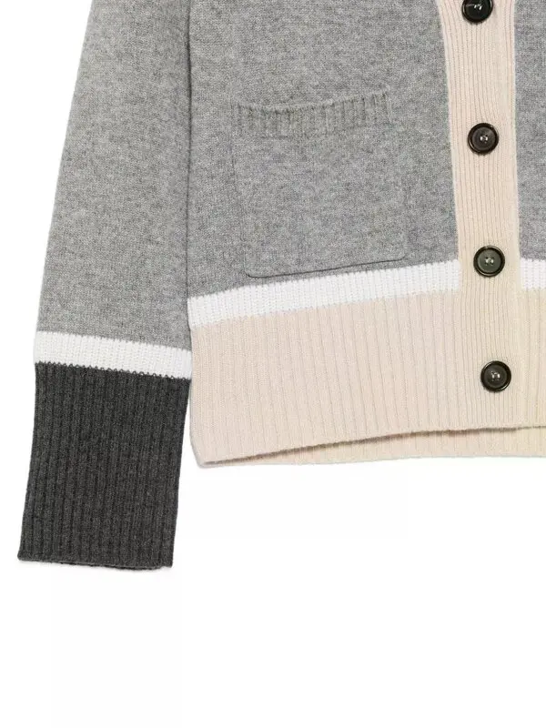 Lorena Antoniazzi Colour-block Button-up Cardigan