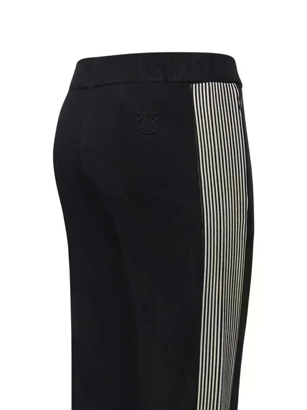 Pinko Striped-trim Embroidered-logo Track Pants