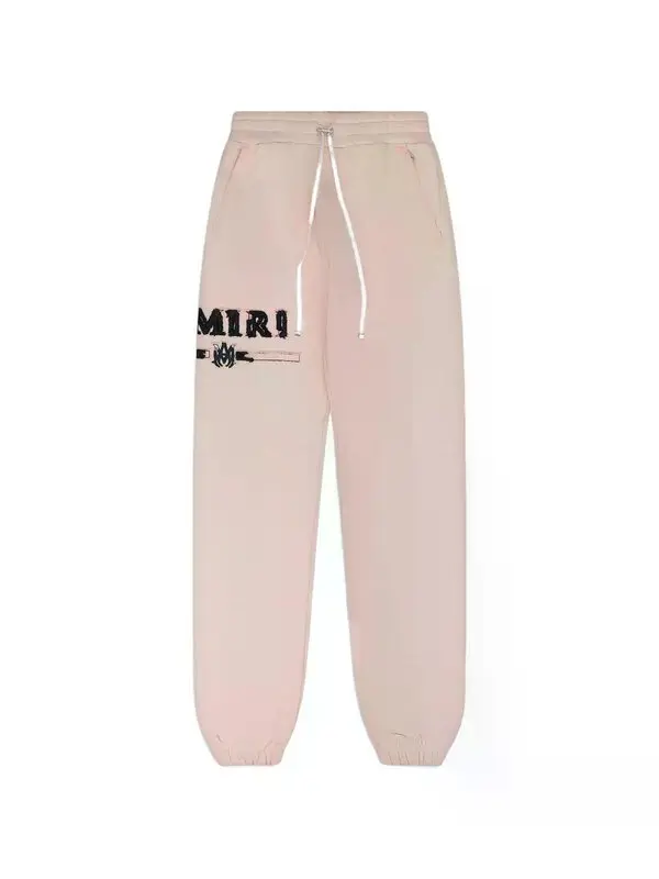 Amiri Ma Bar Logo-print Track Pants - Pink