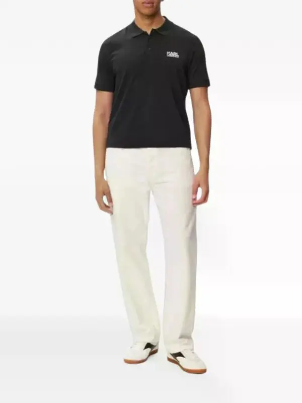 Karl Lagerfeld Logo-print Polo Shirt
