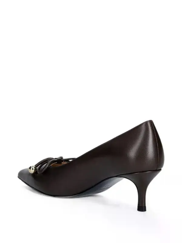 Furla Bow-detail Pointed-toe Pumps