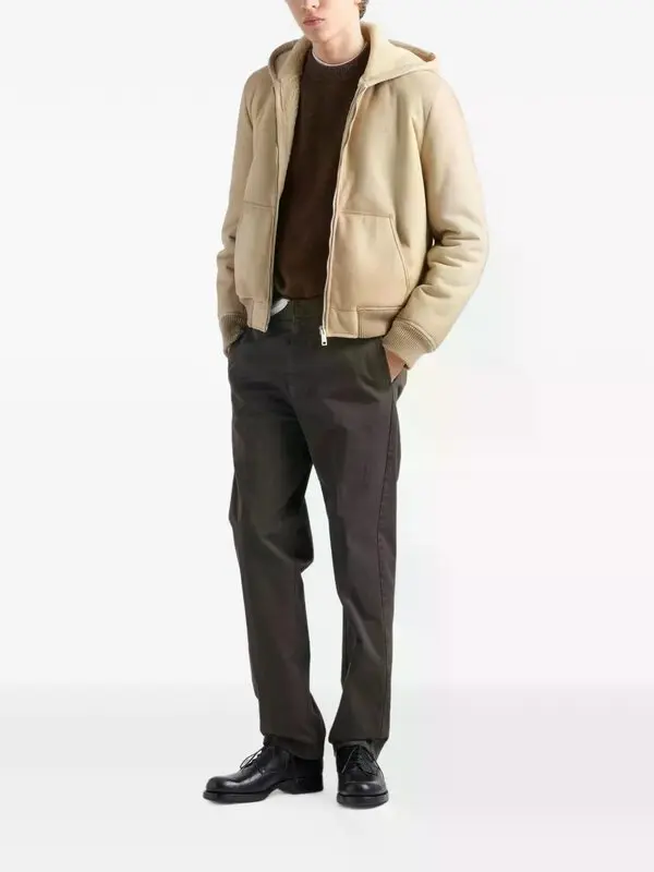 Prada Shearling Bomber Jacket