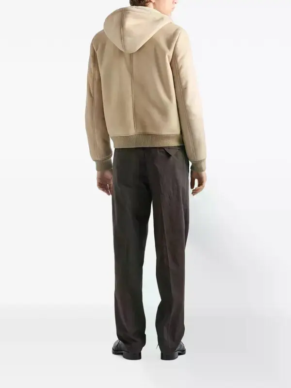 Prada Shearling Bomber Jacket