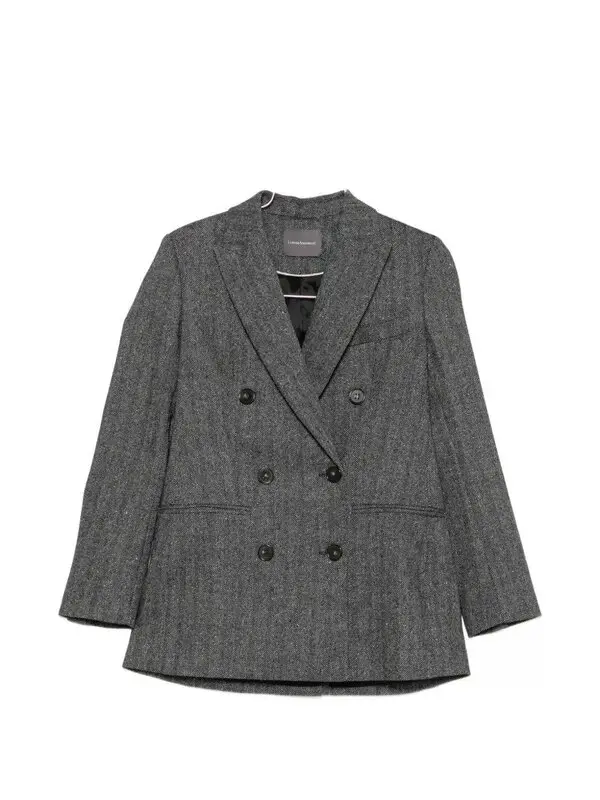 Lorena Antoniazzi Herringbone Double-breasted Jacket