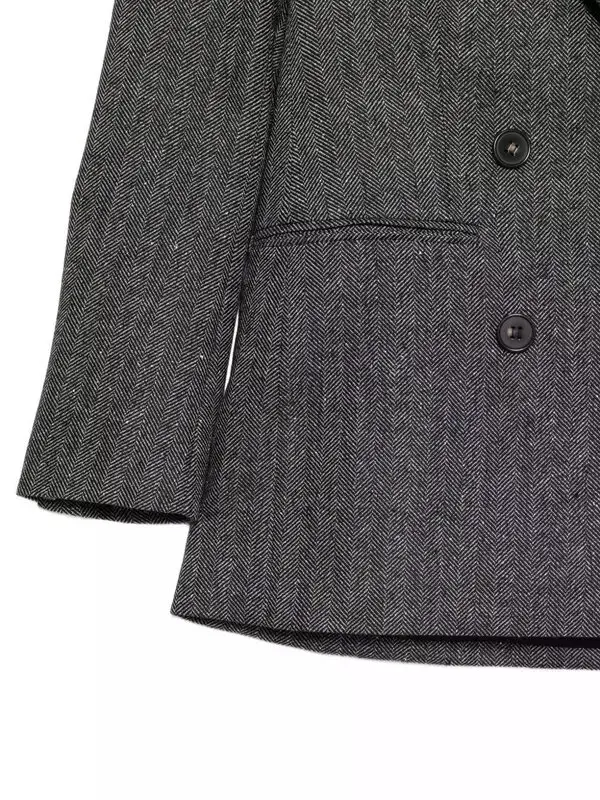Lorena Antoniazzi Herringbone Double-breasted Jacket