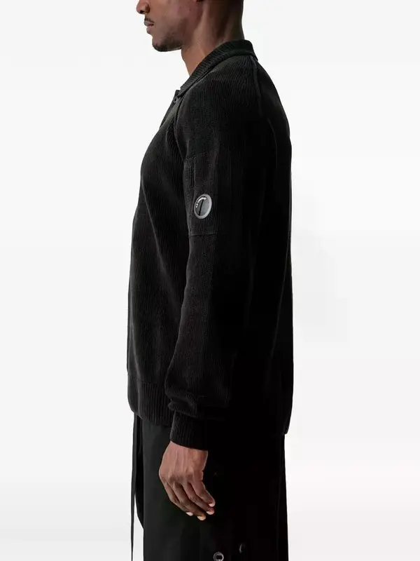 C.P. COMPANY Lens-detail Rib-knit Sweater