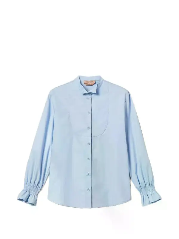 TWINSET Poplin Shirt With Ruffles