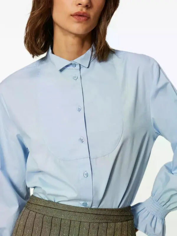 TWINSET Poplin Shirt With Ruffles