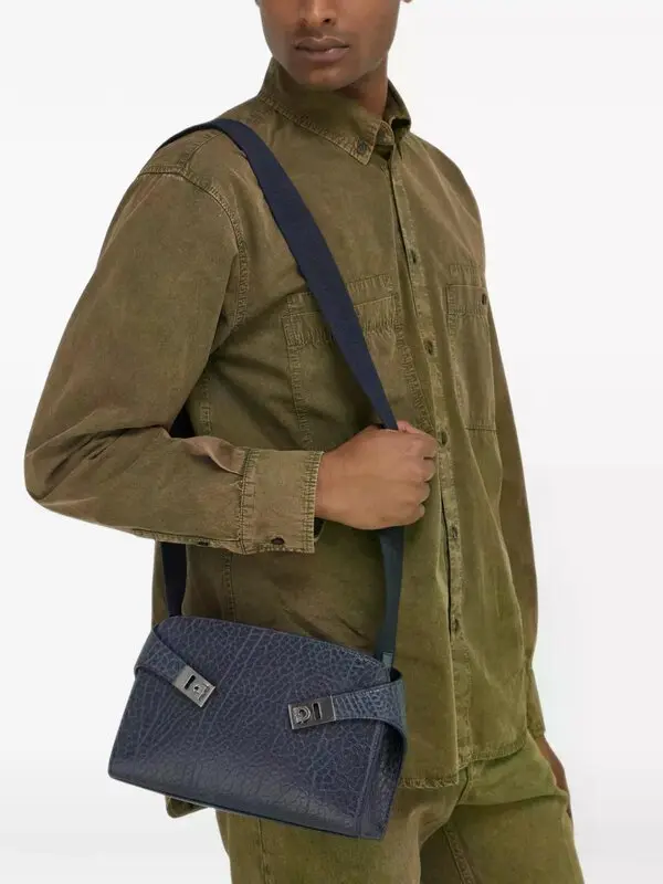 FERRAGAMO Hug Messenger Bag - Blue